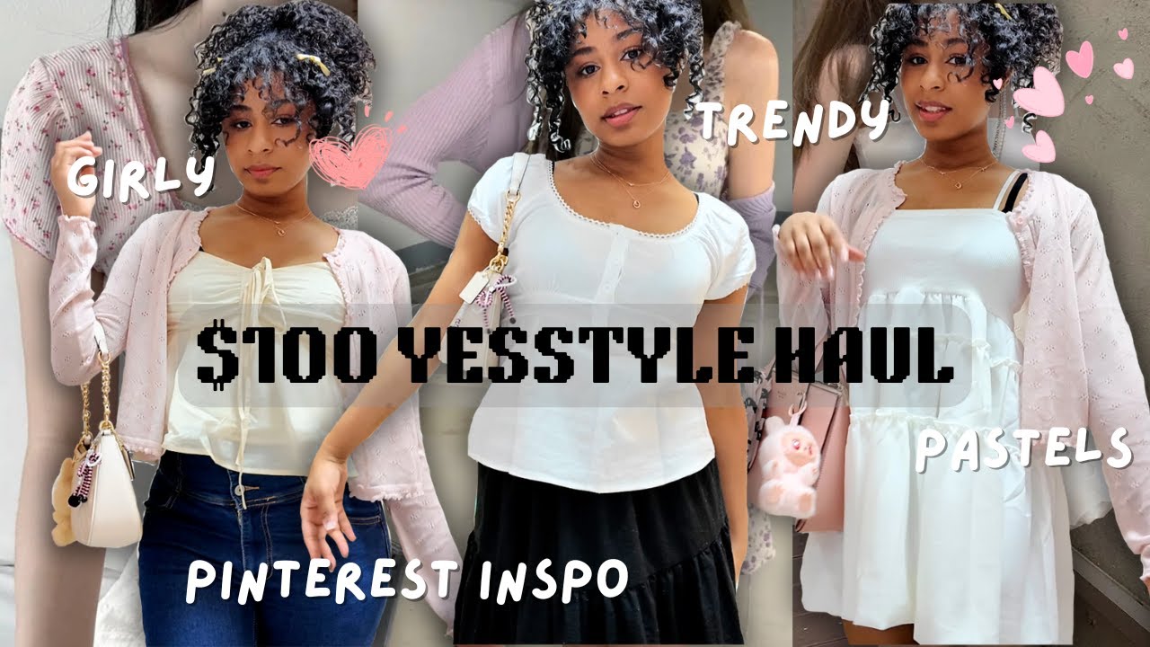 YesStyle Try-On Haul + Review | pinterest, korean fashion | Winter to ...