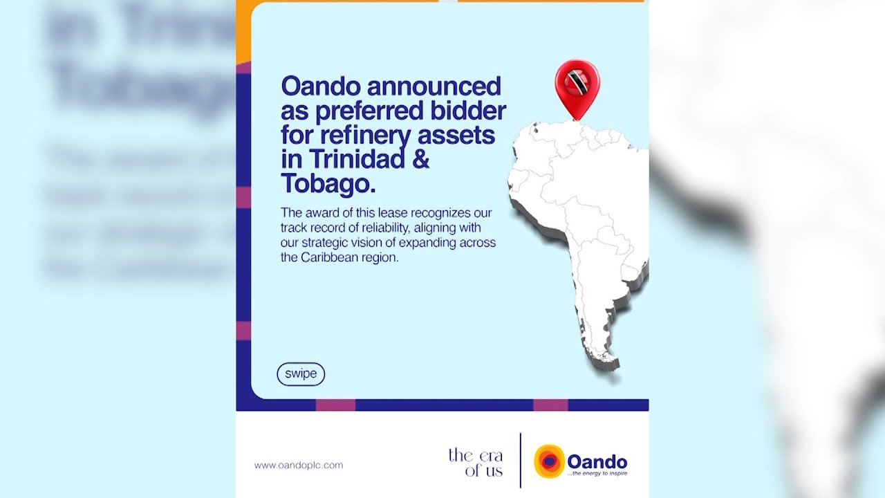 Oando's Shares Up After Refinery Bid - YouTube