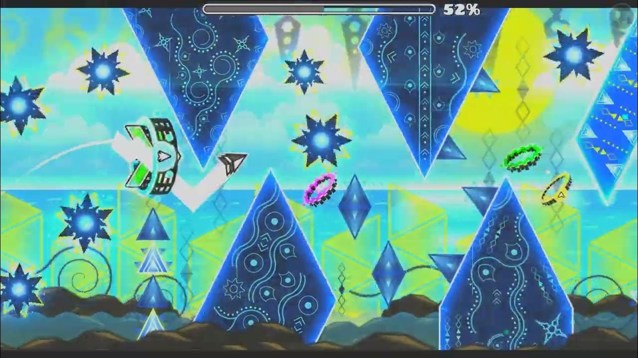 Geometry Dash Tidal Wave gameplay (with a macro) - YouTube