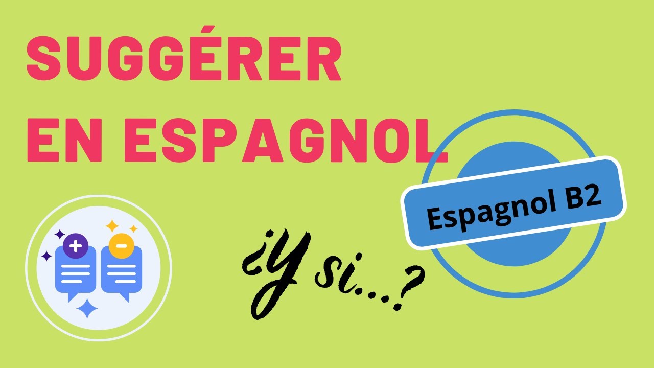 Proponer y sugerir: ejemplos - YouTube