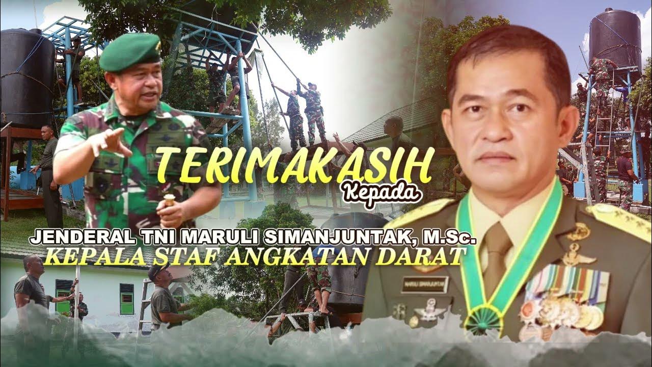 Terimakasih Bapak KASAD Jenderal TNI Maruli Simanjuntak, M.Sc. - YouTube