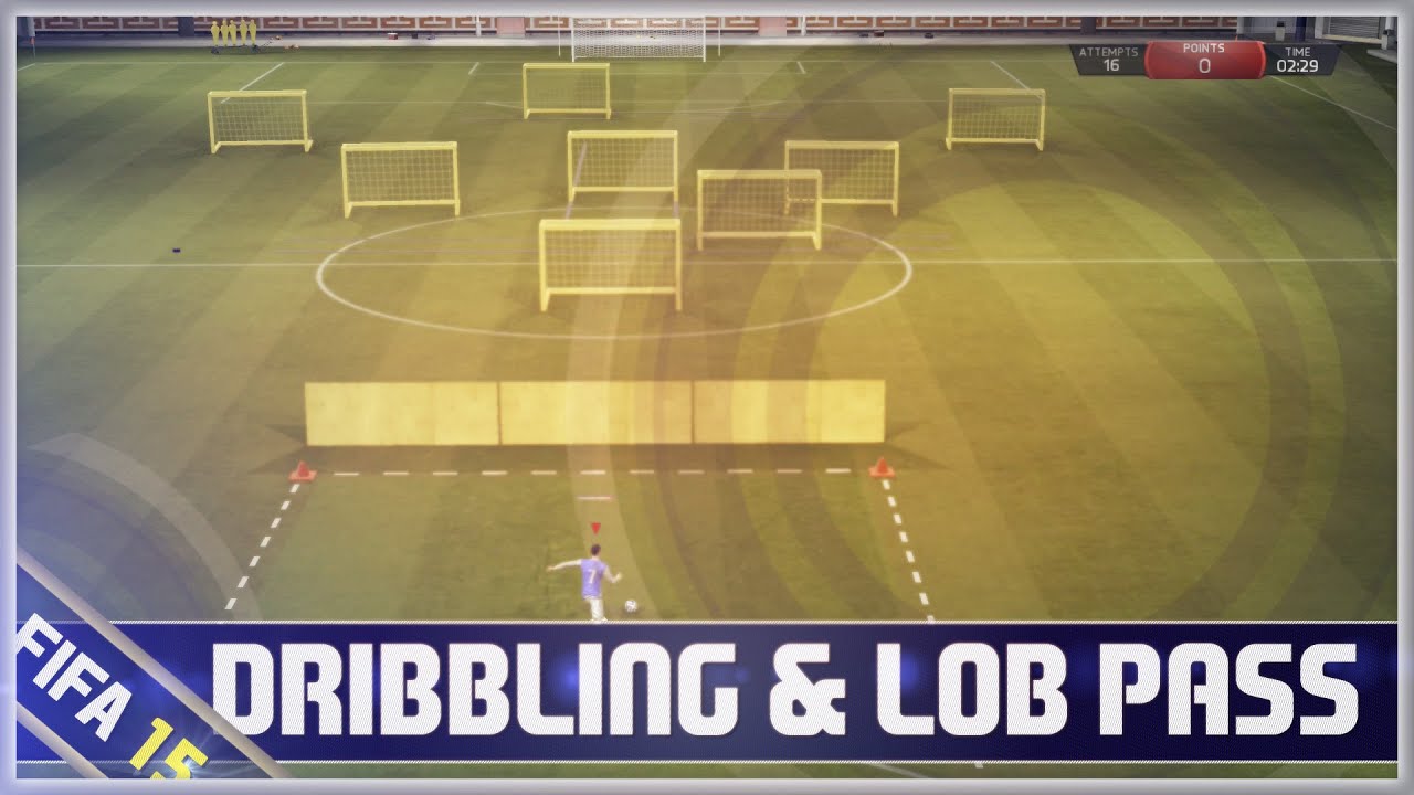 FIFA 15 New Skill Games - Dribbling & Lob Pass - YouTube