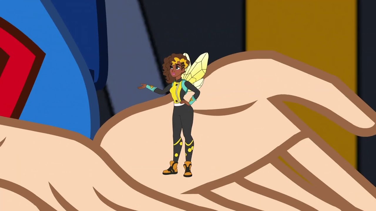 DC Super Hero Girls Bumblebee shrinking - YouTube