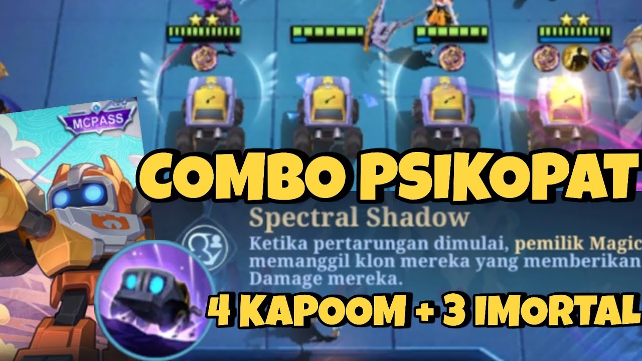 COMBO PSIKOPAT KABOOM 3 SPECTRAL SHADOW + 3 ITEM IMMORTAL TABRAK TIADA ...