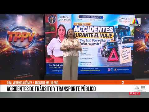 Accidentes de tránsito y transporte público  - Dra. Verónica Gómez / abogada MP. 10.690