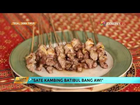 Kelezatan Sate Kambing Batibul Bang Awi - YouTube