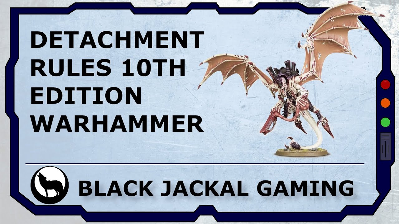 New Detachment rules for 10th Edition Warhammer 40k - YouTube