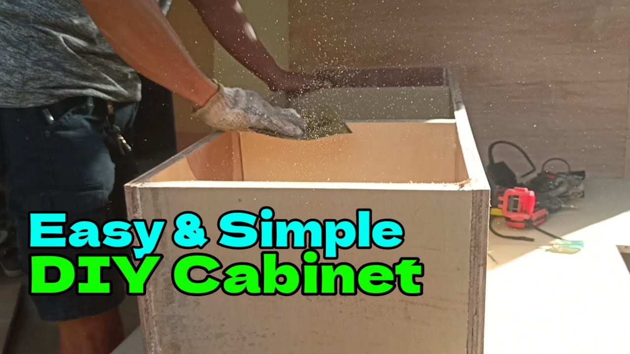 Easy DIY Making a Cabinet - YouTube