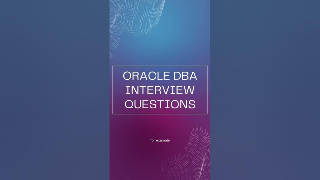 What is Cache Buffer chain Wait event | Oracle DBA Performance Interview questions. - YouTube