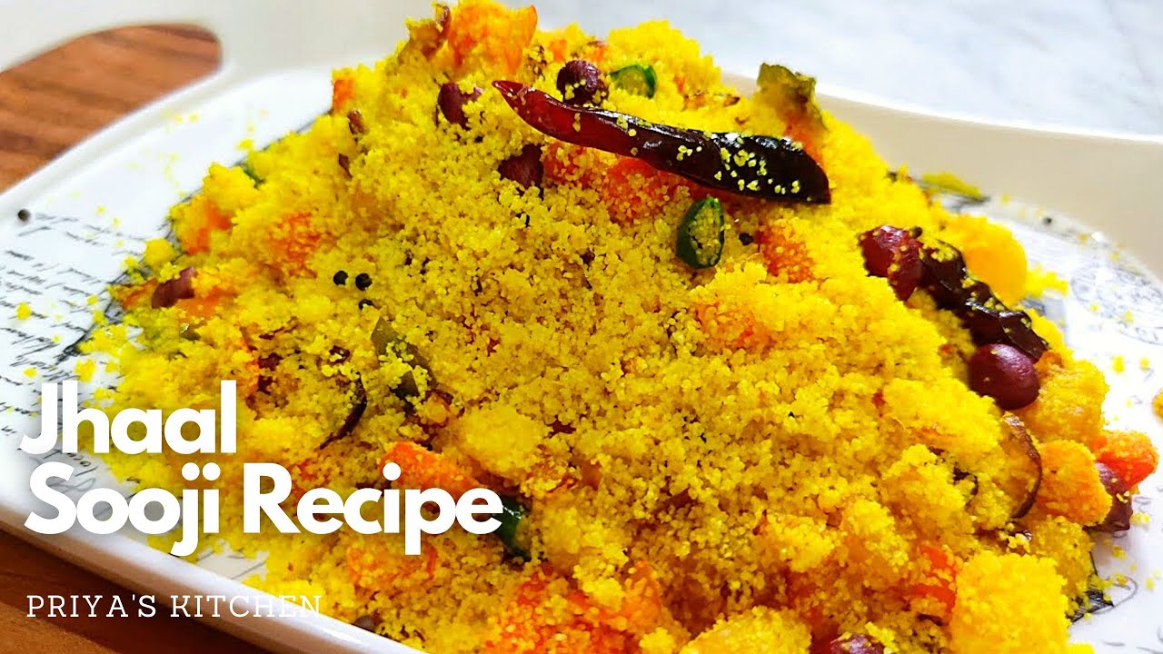 Jhal Suji | দারুন স্বাদের ঝরঝরে ঝাল সুজি রেসিপি | Jhal suji recipe ...