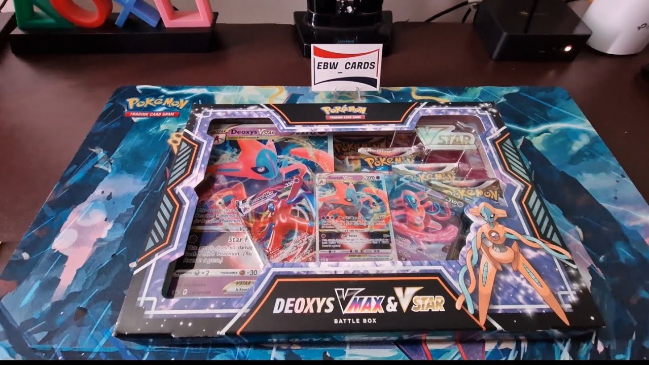 Pokémon Deoxys VMAX & VSTAR Battle Box Opening! - YouTube