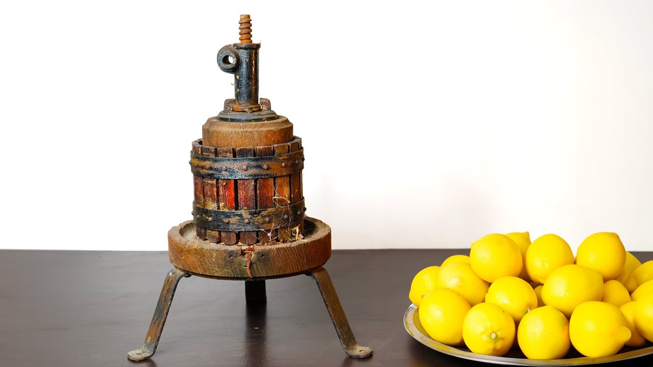 Rusty Fruit Press Restoration - YouTube
