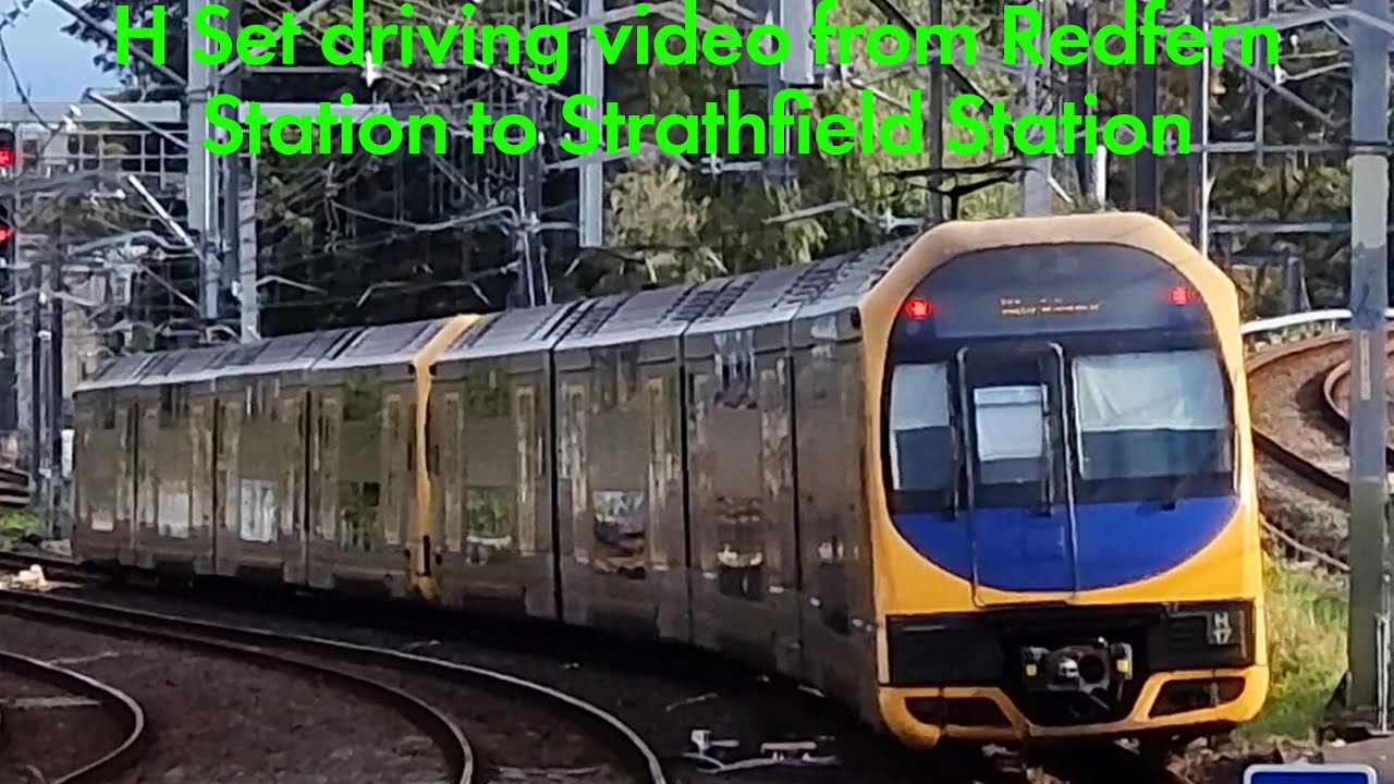 [4K] T1 North Shore & Western Line H Set driving video from Redfern ...