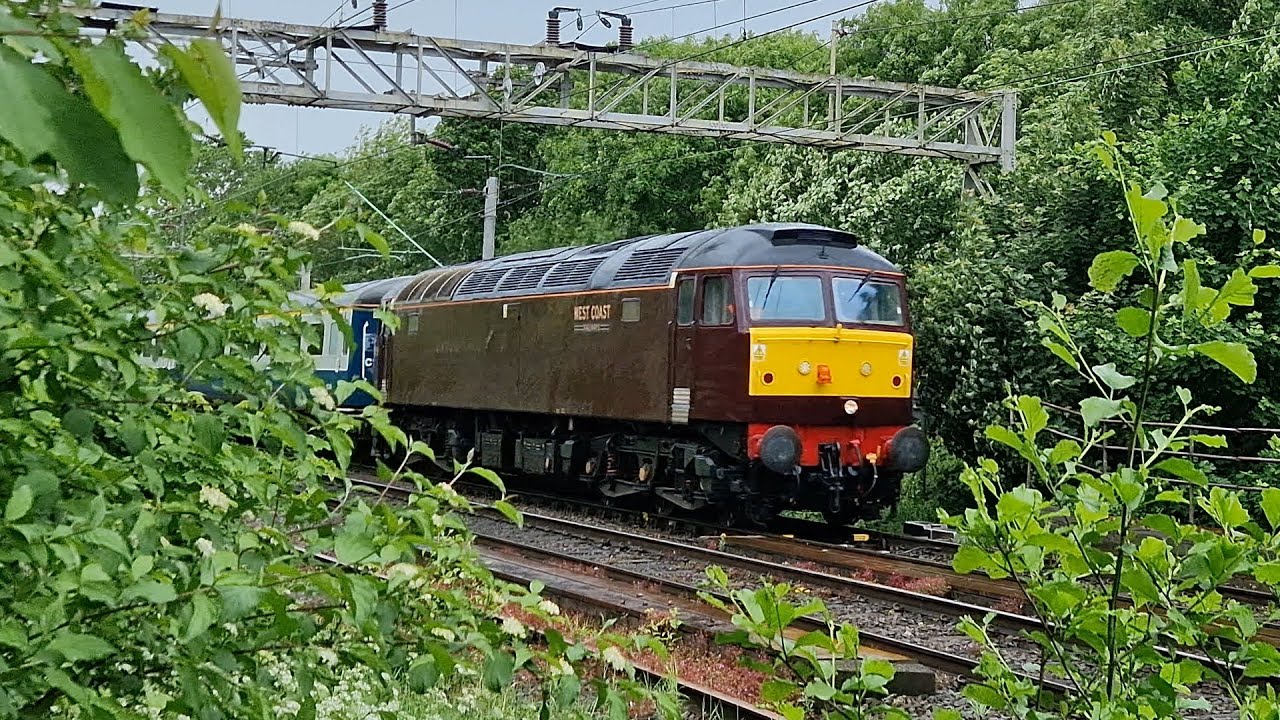 WCR class 57010, Dudley Port, 26/5/24 - YouTube
