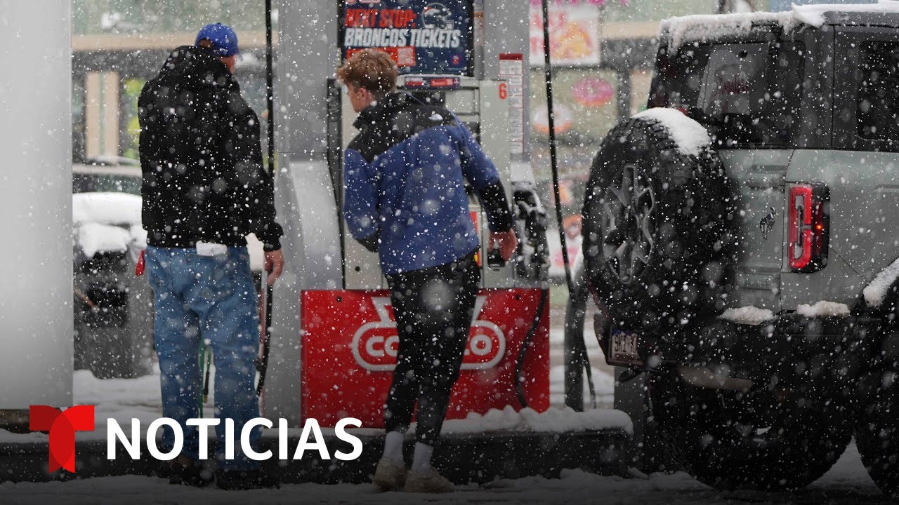 EN VIVO: Recorremos zonas de Denver cubierta de nieve por una severa ...