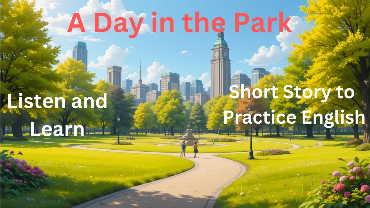 Improve Your English Today | A Day in the Park | English Story for ...