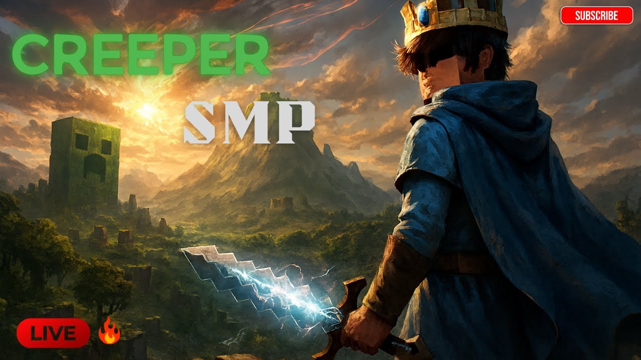 MINECRAFT LIVE CREEPER_SMP PUBLIC | JAVA / BEDROCK & POCKET EDITION ...
