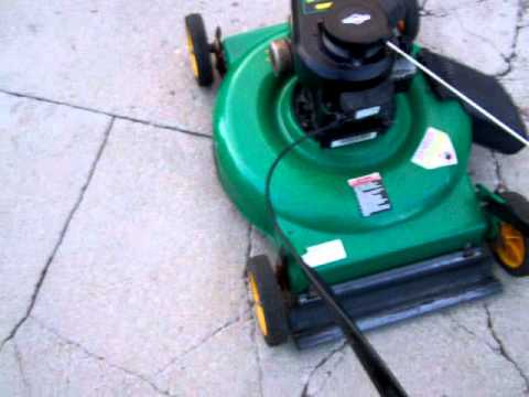 Weedeater Side Discharge Mower Demo, 12 Sep 13 - YouTube