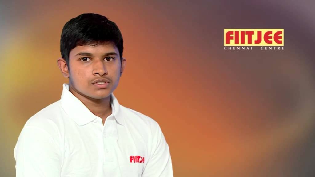 AIR 1268 Shyam Mohan Subbiah Pillai from FIITJEE Chennai Centre - YouTube