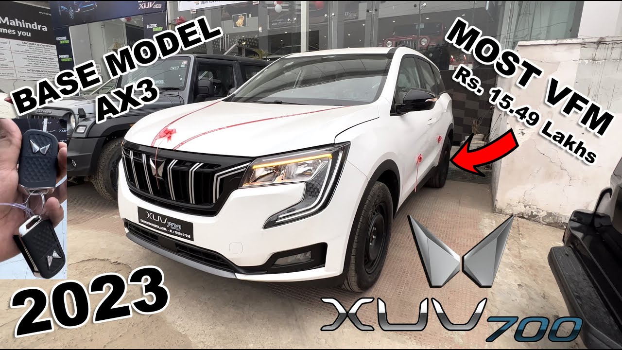 2023 XUV700 AX3 AT | 5 Seater | Base Model King ?? | Most VFM Variant ...