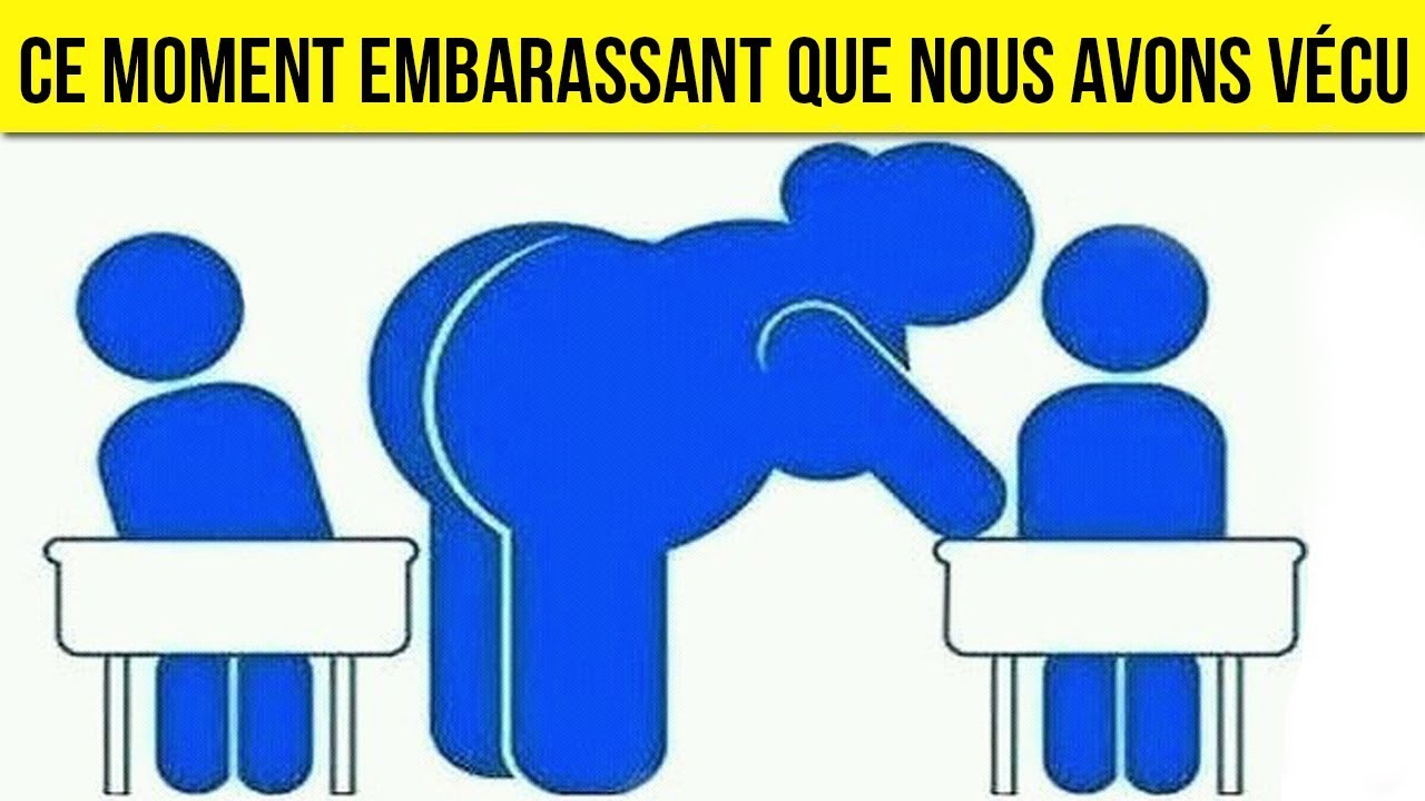 6 MOMENTS LE PLUS EMBARRASSANT A L’ECOLE | Dr Bot - YouTube