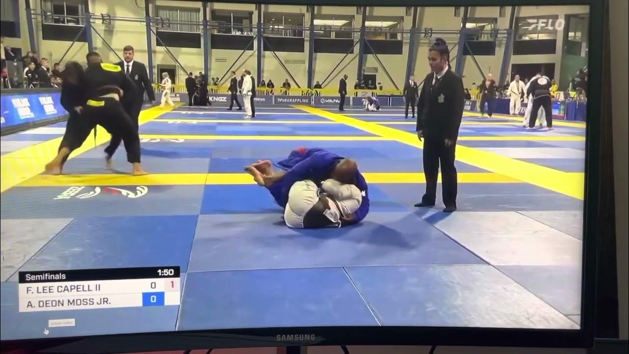 Al Moss jiu jitsu - International Masters 2023 Brown Belt Masters 3 Middle Weight match 1 of 2 ...