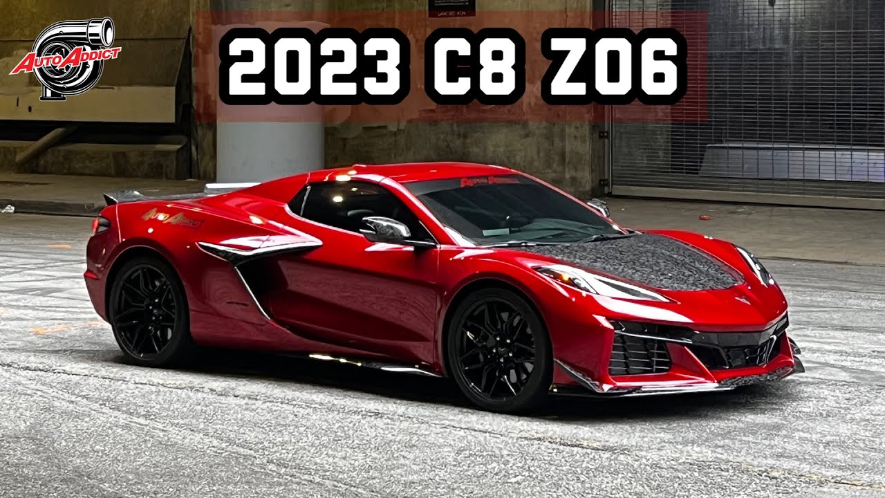 2023 C8 Z06 Mist Red OEM Paint | Forged Carbon Fiber | @AutoAddictUSA ...