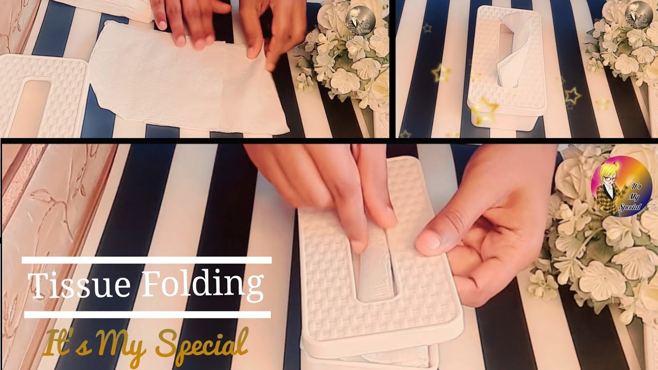 How To Refill A Tissue Box How To Fold Tissue Paper Into Tissue Box Tissue Folding Napkin How To Refill A Tissue Box How To Fold Tissue Paper Into Tissue Box Tissue Folding Napkin