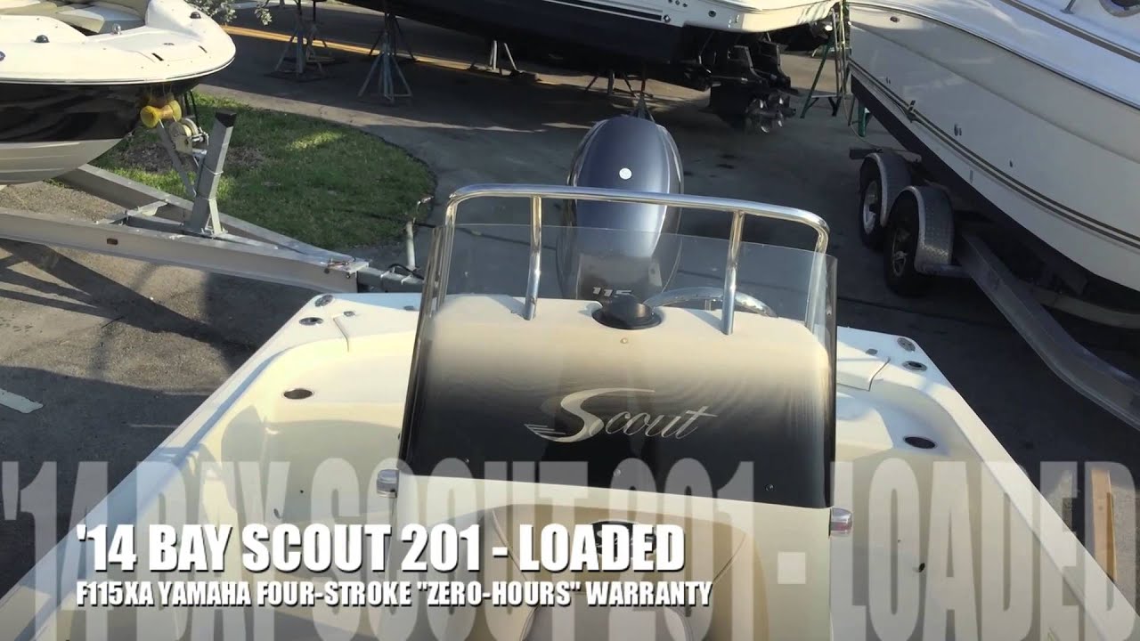 2014 Bay Scout 201 for sale - YouTube