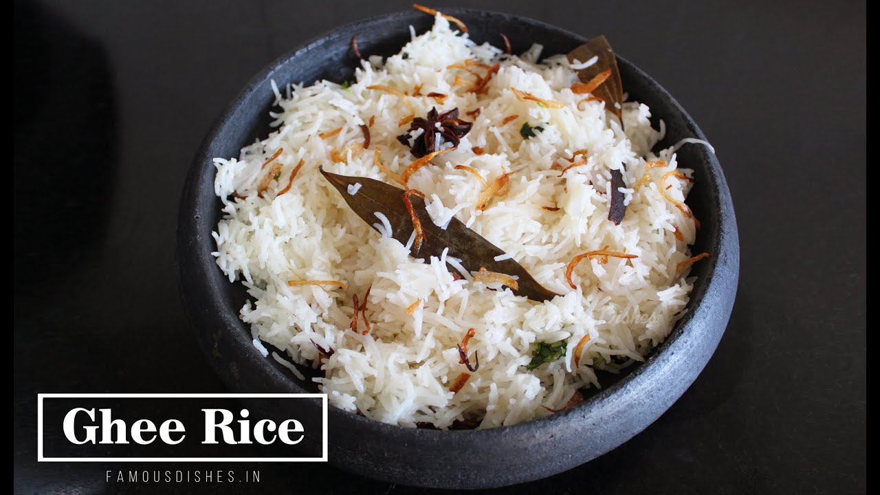 Recipe Ghee Rice | घी राइस रेसिपी.😋😋 - YouTube