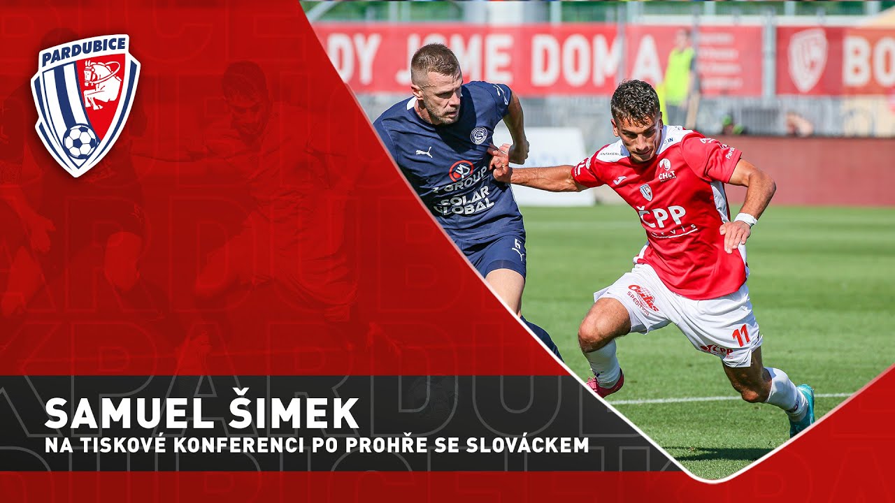 Samuel Šimek po utkání se Slováckem. - YouTube