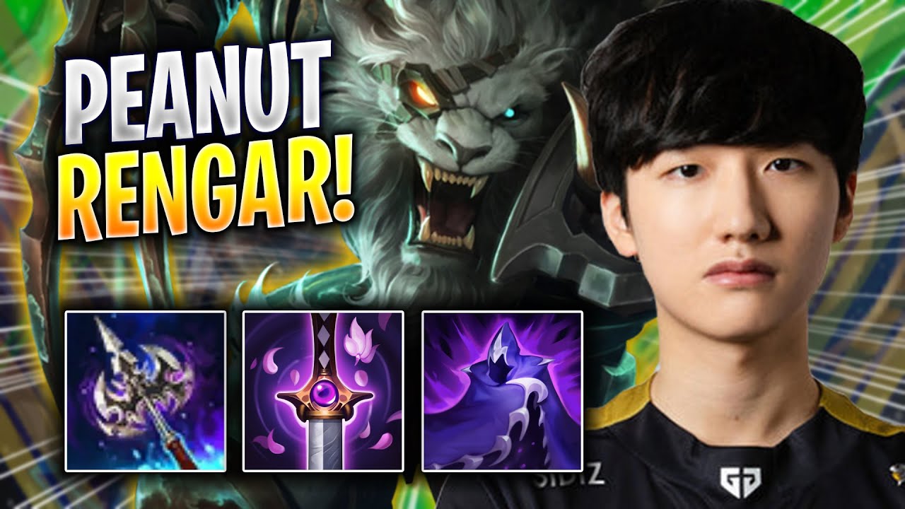 PEANUT IS SO CRAZY WITH RENGAR! - GEN Peanut Plays Rengar JUNGLE vs Viego! | Season 2023 - YouTube