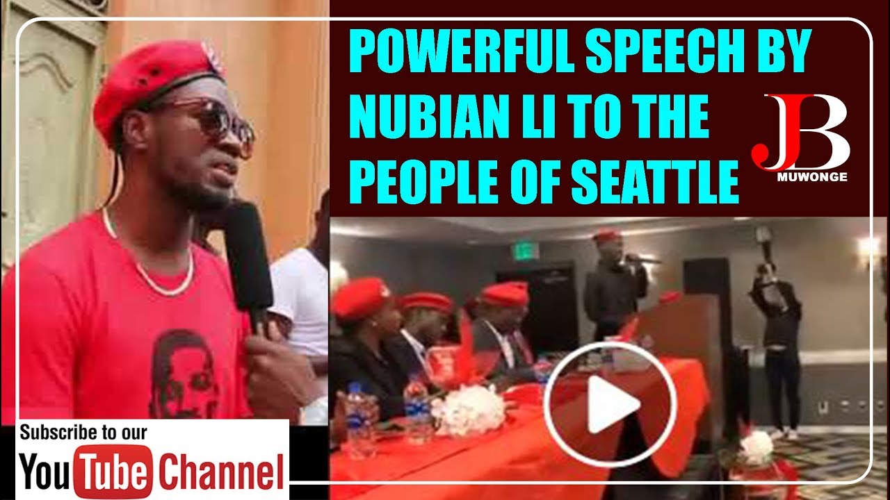 NUBIAN LI MAKE A VERY POWERFUL SPEECH WHICH LEFT PEOPLE IN SEATTLE ...