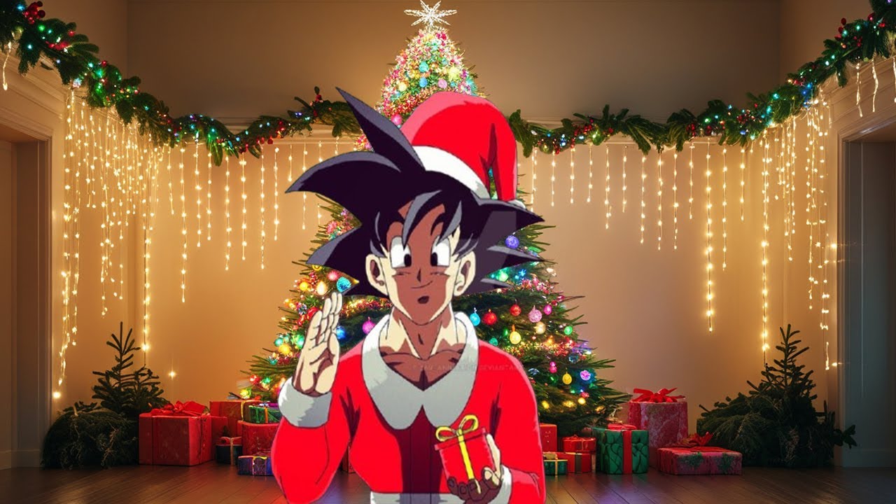 ¡EL INCREIBLE SALUDO NAVIDEÑO DE GOKU Y VEGETA! | FELIZ NAVIDAD 2024 ...