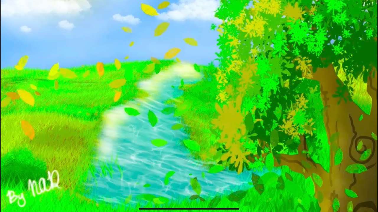 Nature Procreate artwork - YouTube