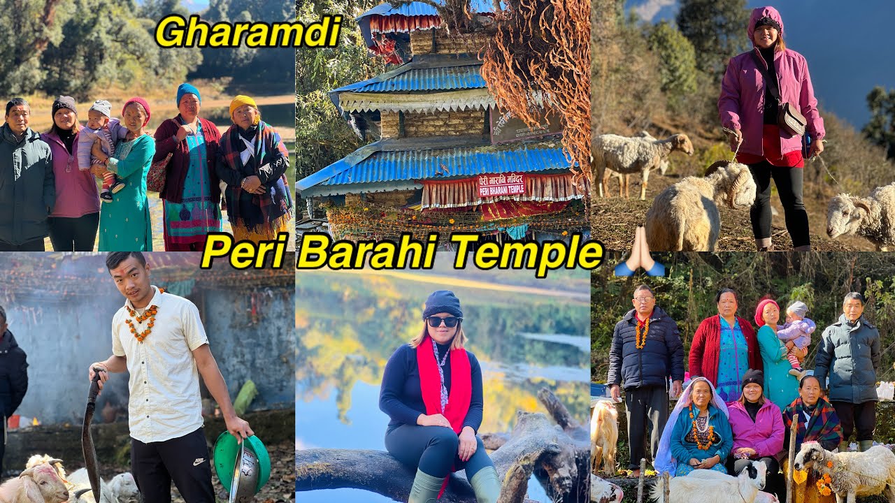 Peri Barahi Temple Gharamdi 7 / Magar Family ko pooja ️ - YouTube