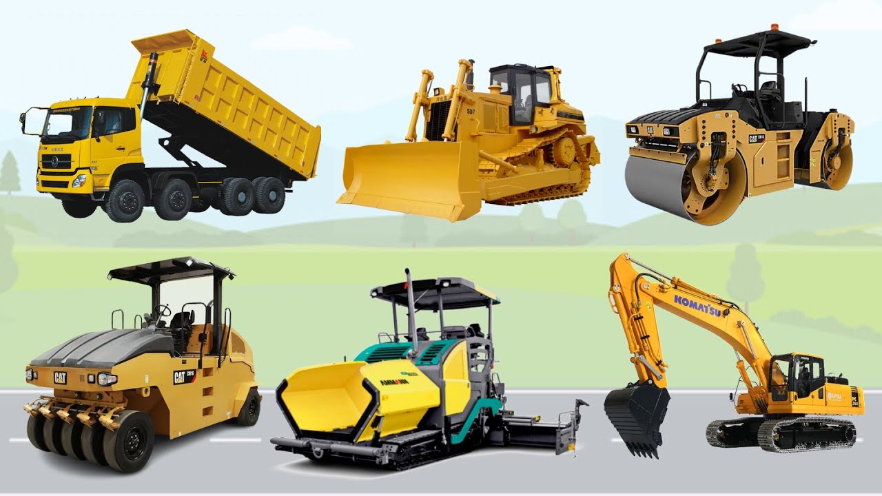 Macam macam alat berat konstruksi jalan:dump truck buldoser tandem ...