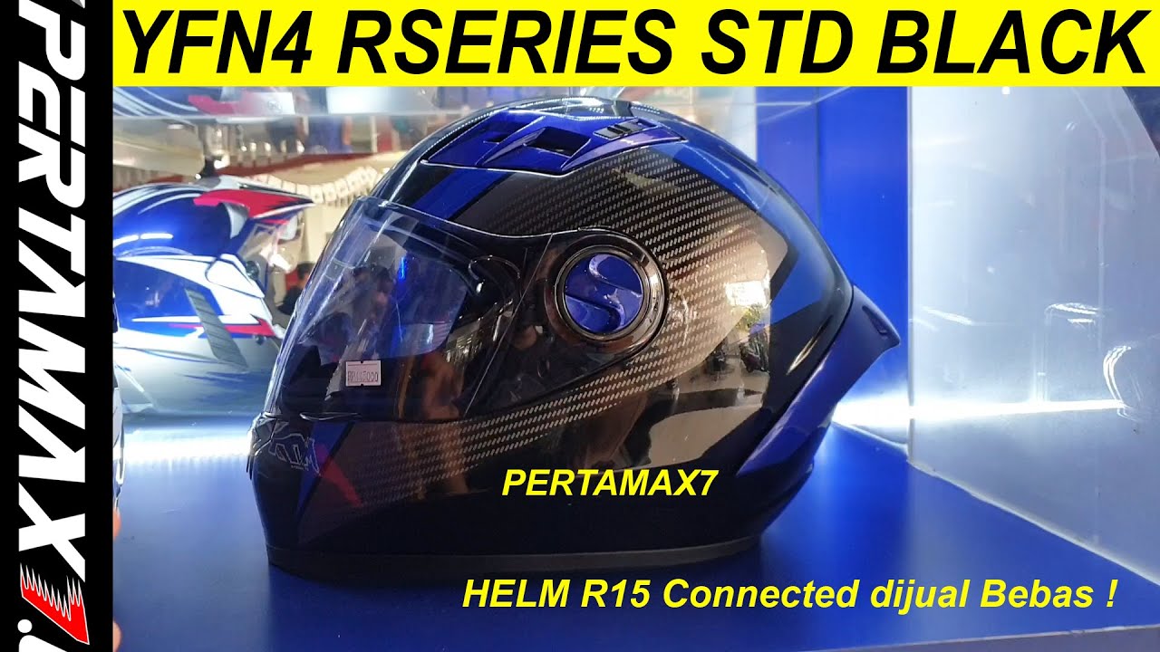 Harga Helm Yamaha R15 R Series Hitam 🏍🏍🏍 YFN4 RSERIES STD BLACK #yamaha ...