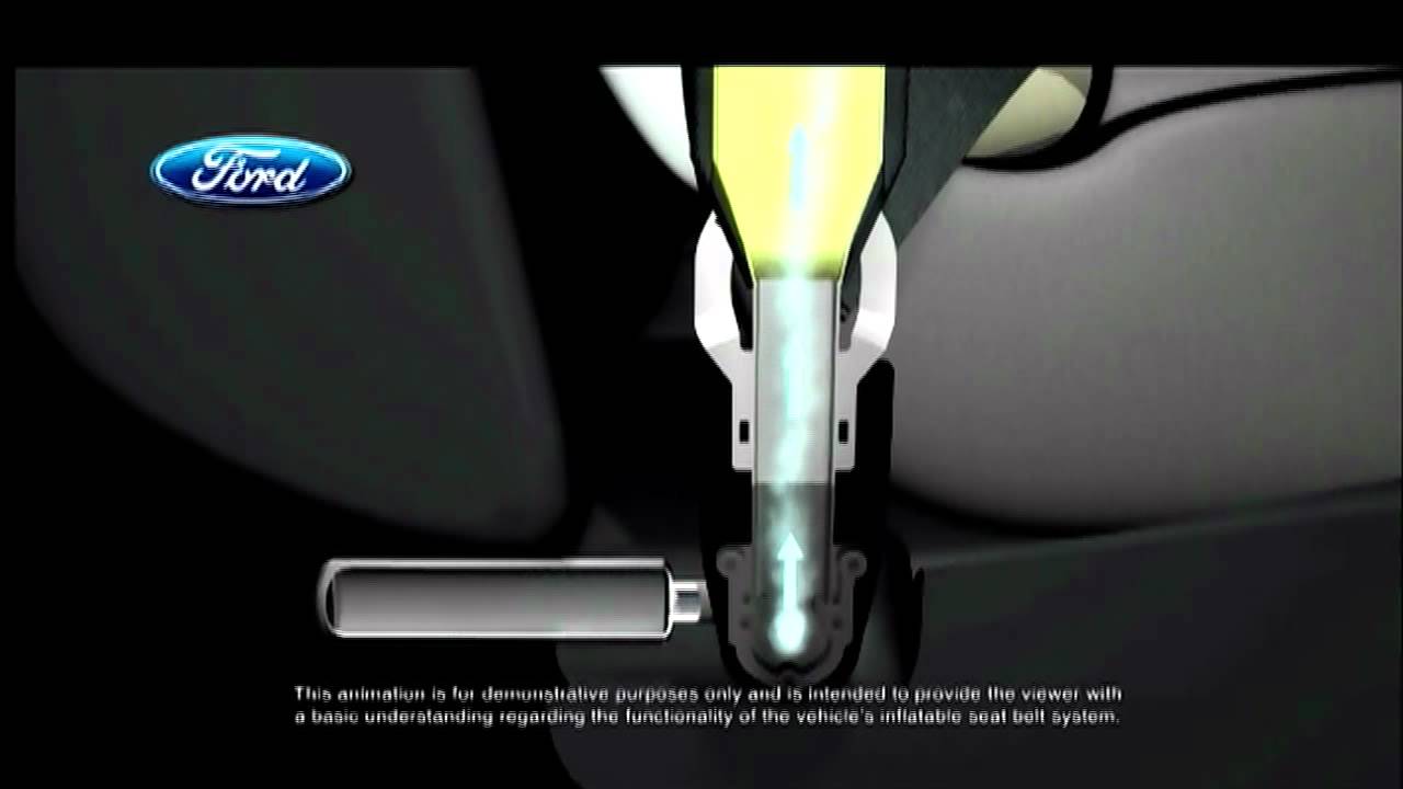 Ford Inflatable Seat Belts - YouTube