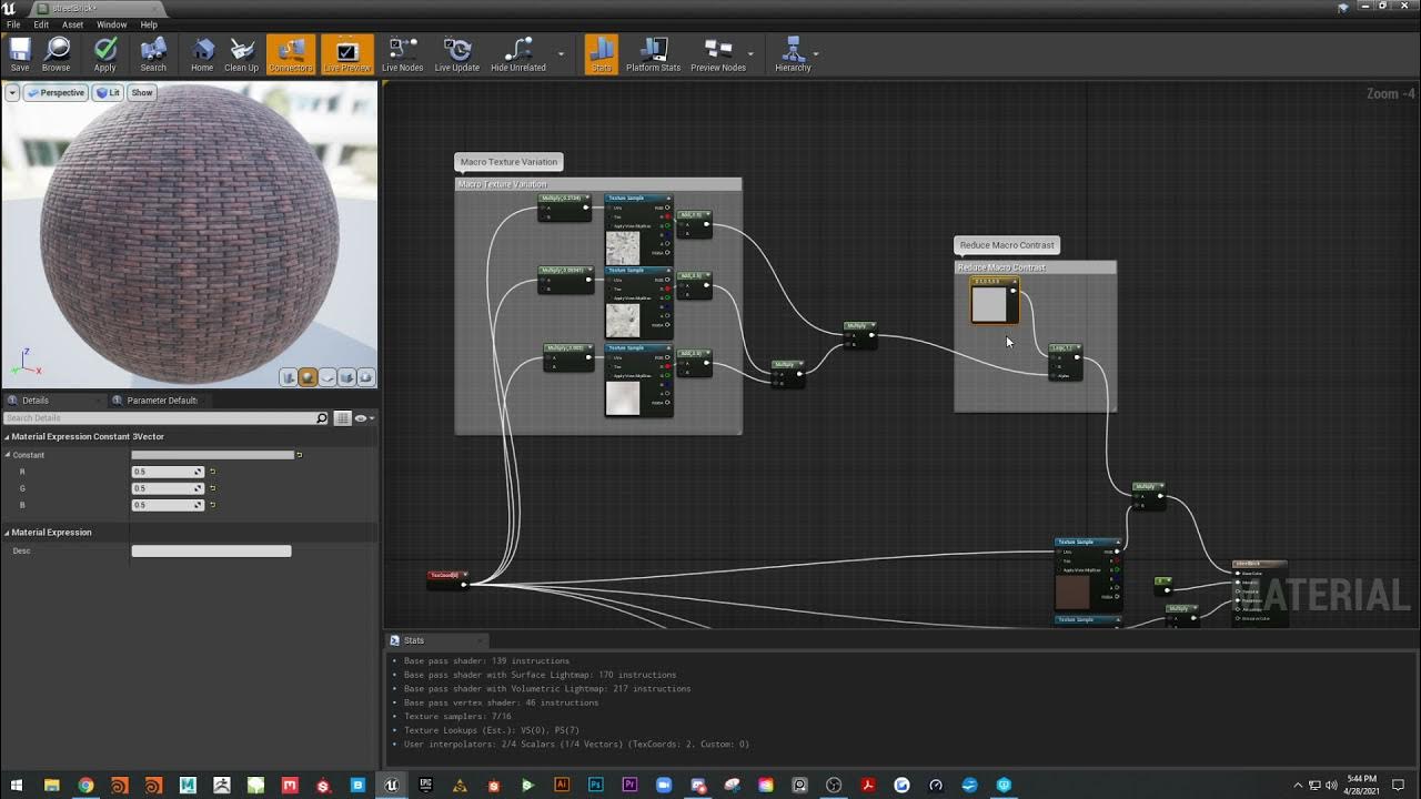 Unreal Engine - Macro Variation Material Setup - YouTube