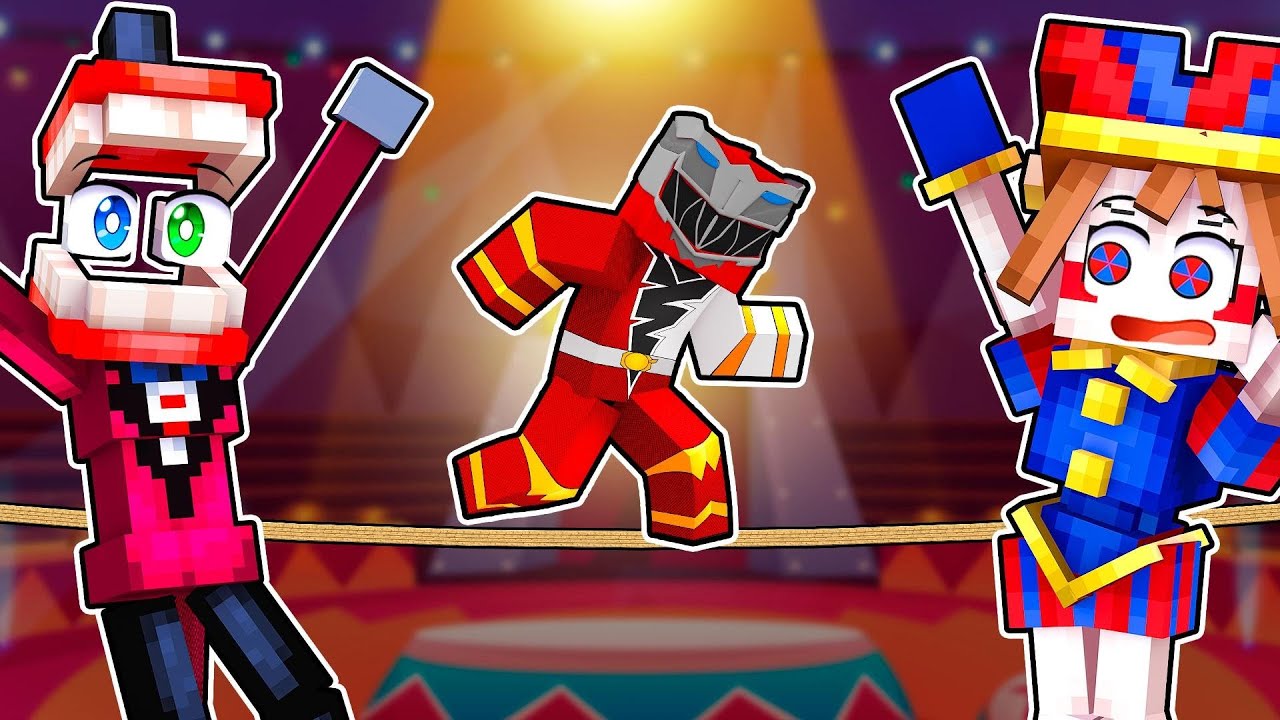 POWER RANGER FORAM para o AMAZING DIGITAL CIRCUS - YouTube