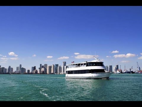 Miami Sightseeing Cruises - Miami Queen Boat Tour - YouTube