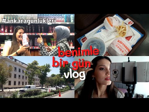 ANKARA GÜNLÜKLERİ #1 | ANKARA'DA İLK KEZ TEK BAŞIMA DIŞARI ÇIKTIM| Kızılay Meydanı| Vlog❤️