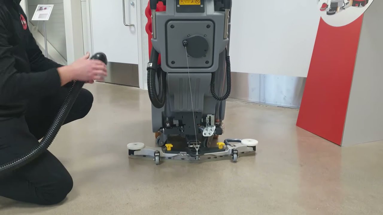 Hako Scrubmaster B30 & B45 use & maintenance - YouTube