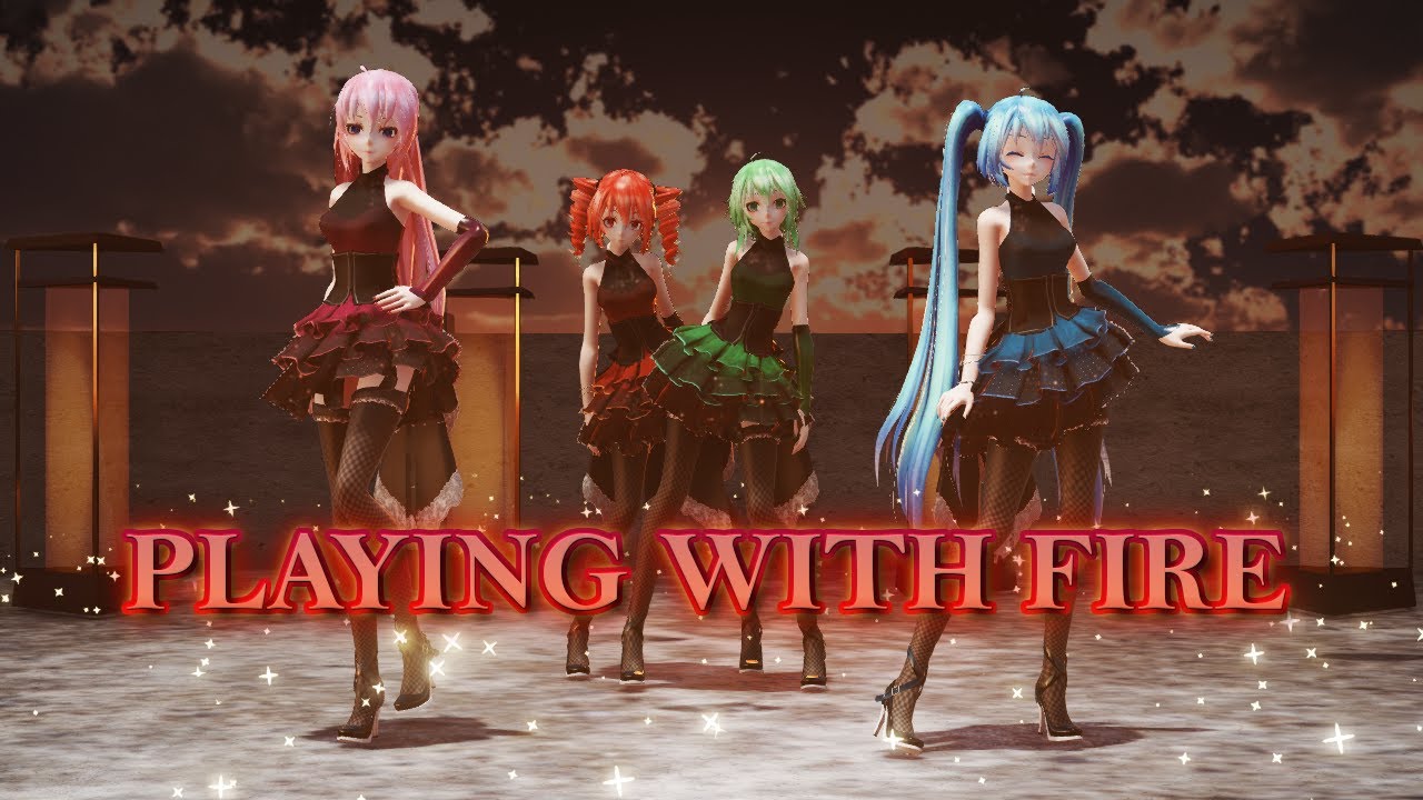 〖MMD〗🔥 PLAYING WITH FIRE 🔥 - YouTube