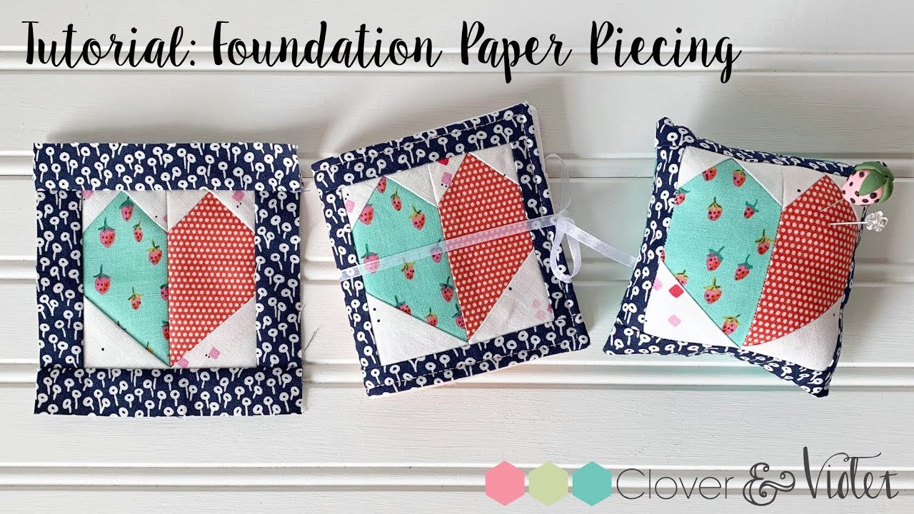 Learn Foundation Paper Piecing - YouTube