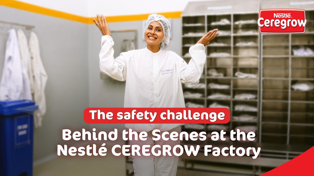Inside Nestlé CEREGROW Factory's High Hygiene area | Behind the scenes ...