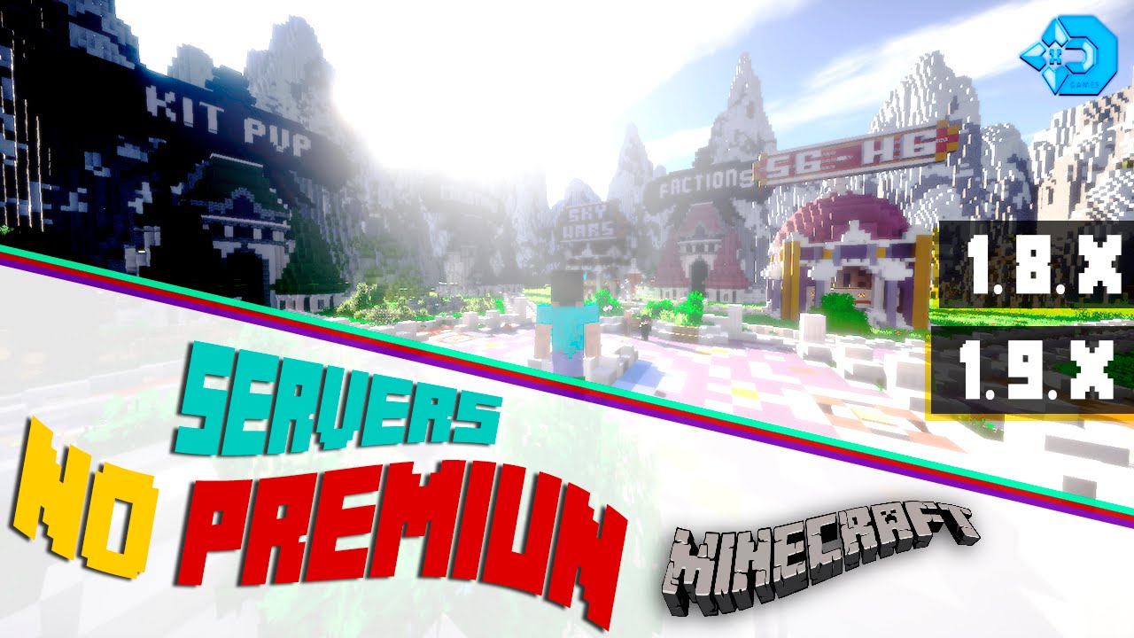 SERVERS de Minecraft 1.8-1.8.9 y 1.9-1.9.3 NO PREMIUM [LOS MEJORES ...