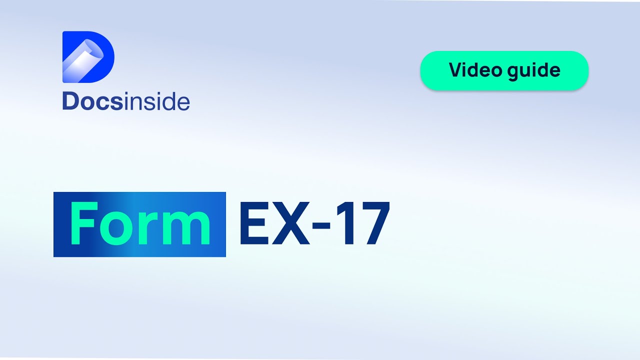 How to fill out form EX-17 for TIE | Fingerprints appointment in Spain ...