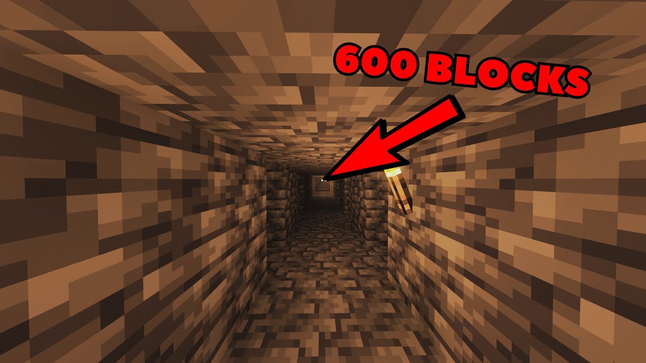 HOW 600 BLOCKS LONG MINE LOOKS LIKE - YouTube